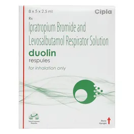 Duolin Respules 5 x 2.5 ml | Uses, Side Effects, Price | Apollo Pharmacy