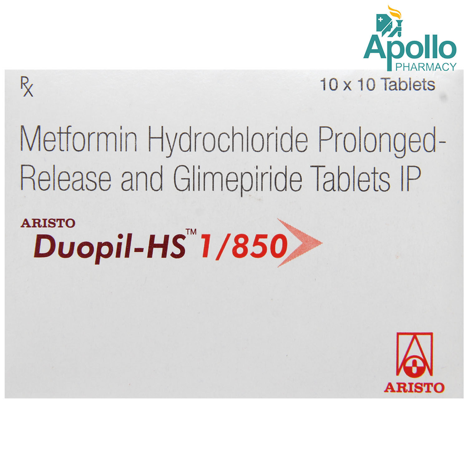 Duopil HS 1 mg/850 mg Tablet | Uses, Side Effects, Price | Apollo Pharmacy