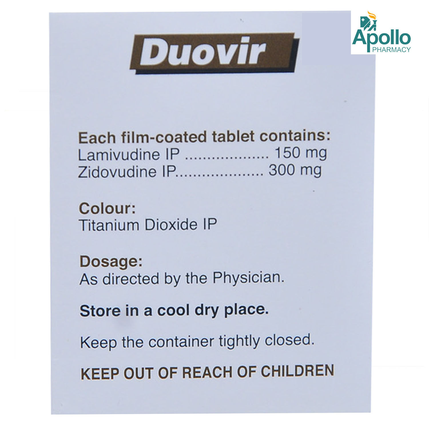 Duovir Tablet 60's Price, Uses, Side Effects, Composition - Apollo Pharmacy