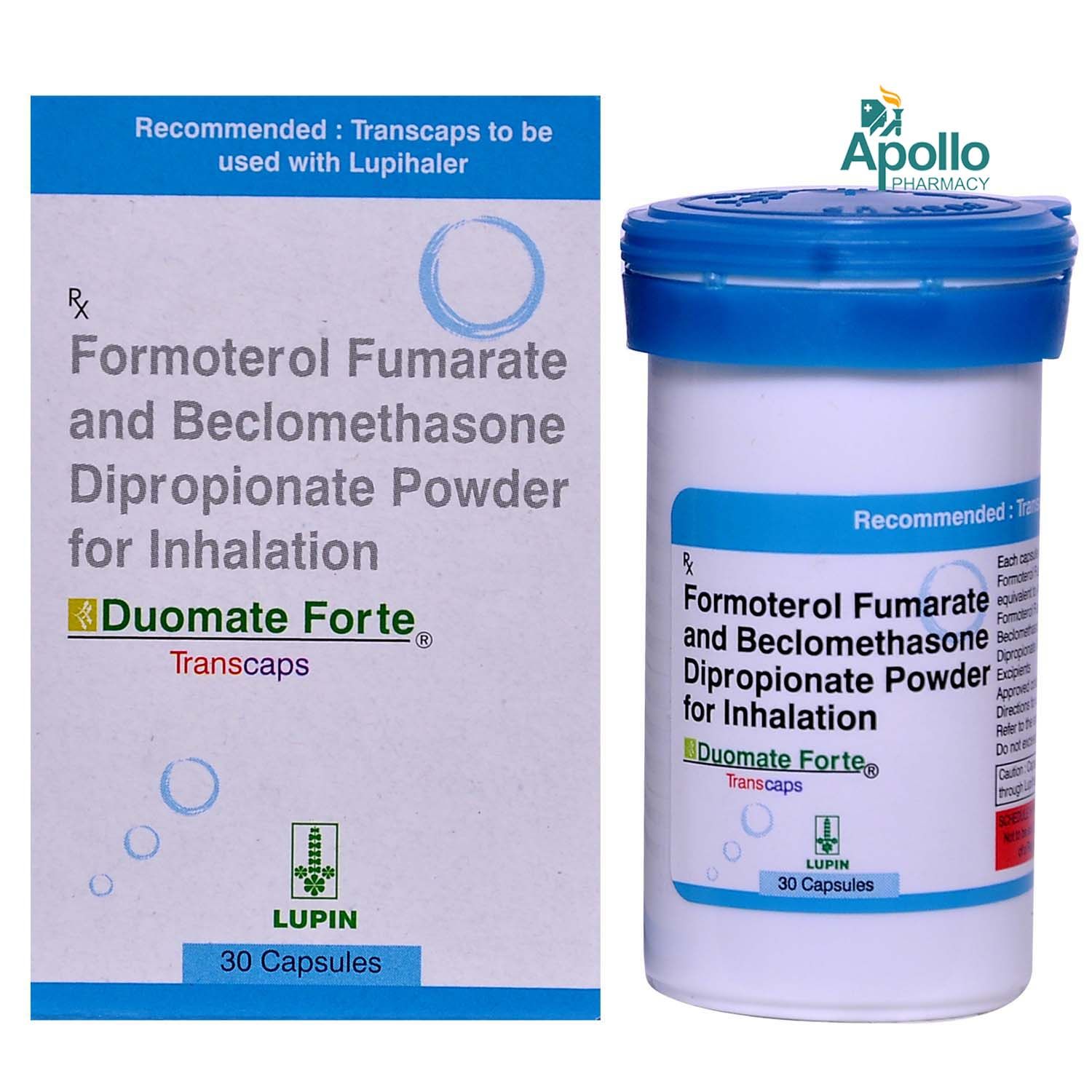 Duomate Forte Transcaps 20's Price, Uses, Side Effects, Composition ...