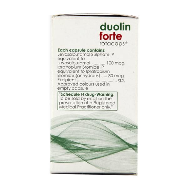 Duolin Forte Rotacaps 30's Price, Uses, Side Effects, Composition ...