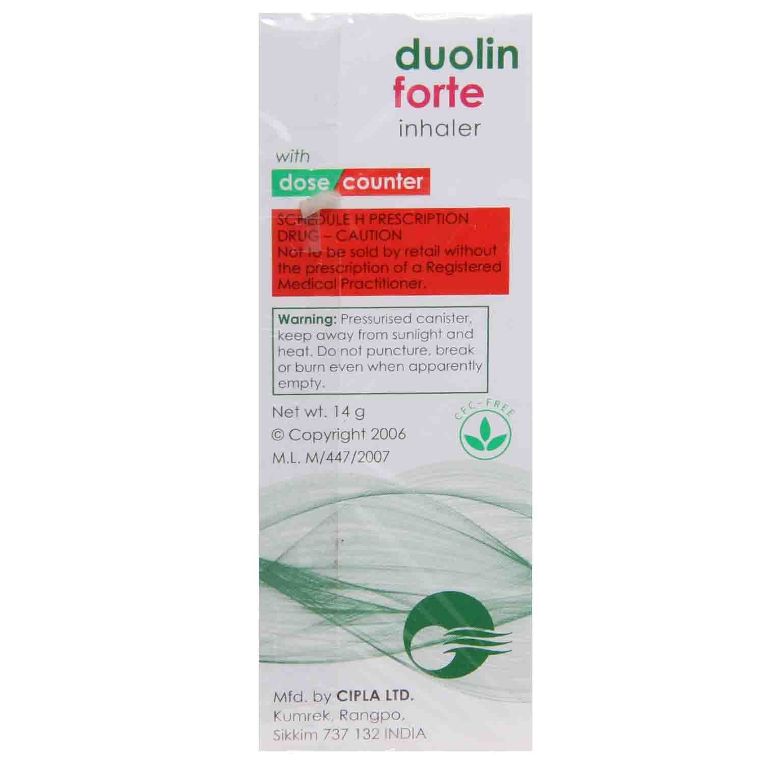 Duolin Forte Inhaler Price, Uses, Side Effects, Composition - Apollo ...