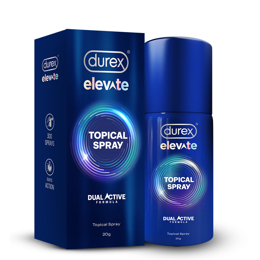 Buy Durex Elevate Climax Delay Spray for Men, 20 gm | 19 Minutes ...