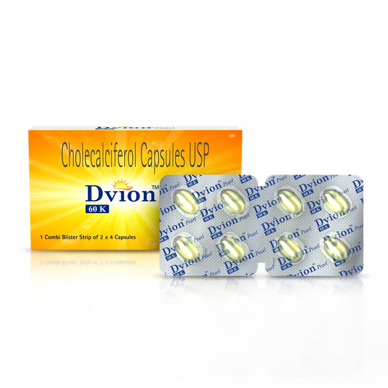 Dvion Pearl 60 K Capsule | Uses, Side Effects, Price | Apollo Pharmacy