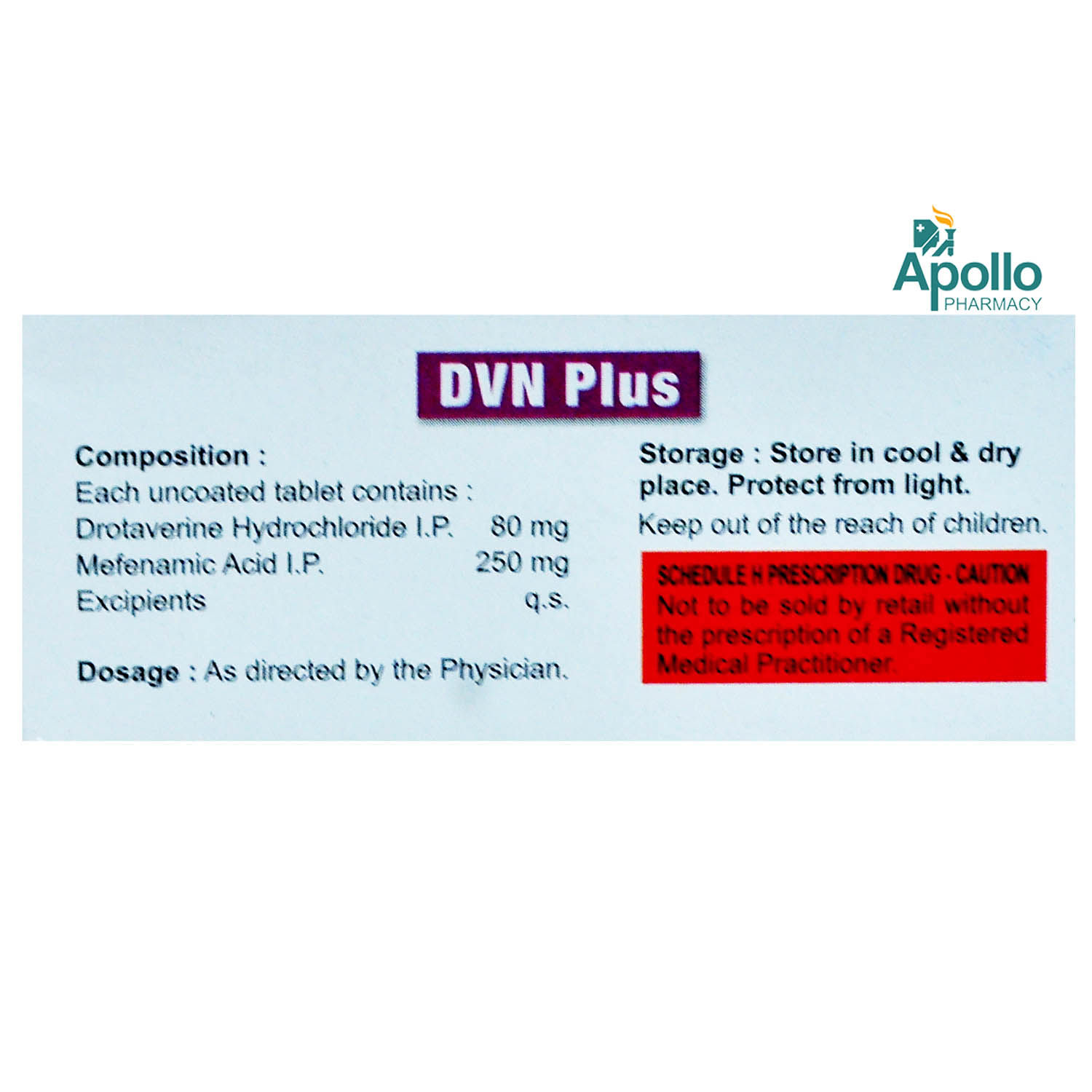 DVN Plus Tablet | Uses, Side Effects, Price | Apollo Pharmacy