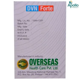 DVN Forte Tablet | Uses, Side Effects, Price | Apollo Pharmacy
