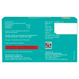 DynaDuo 25 Tablet 10's | Uses, Side Effects, Price | Apollo Pharmacy