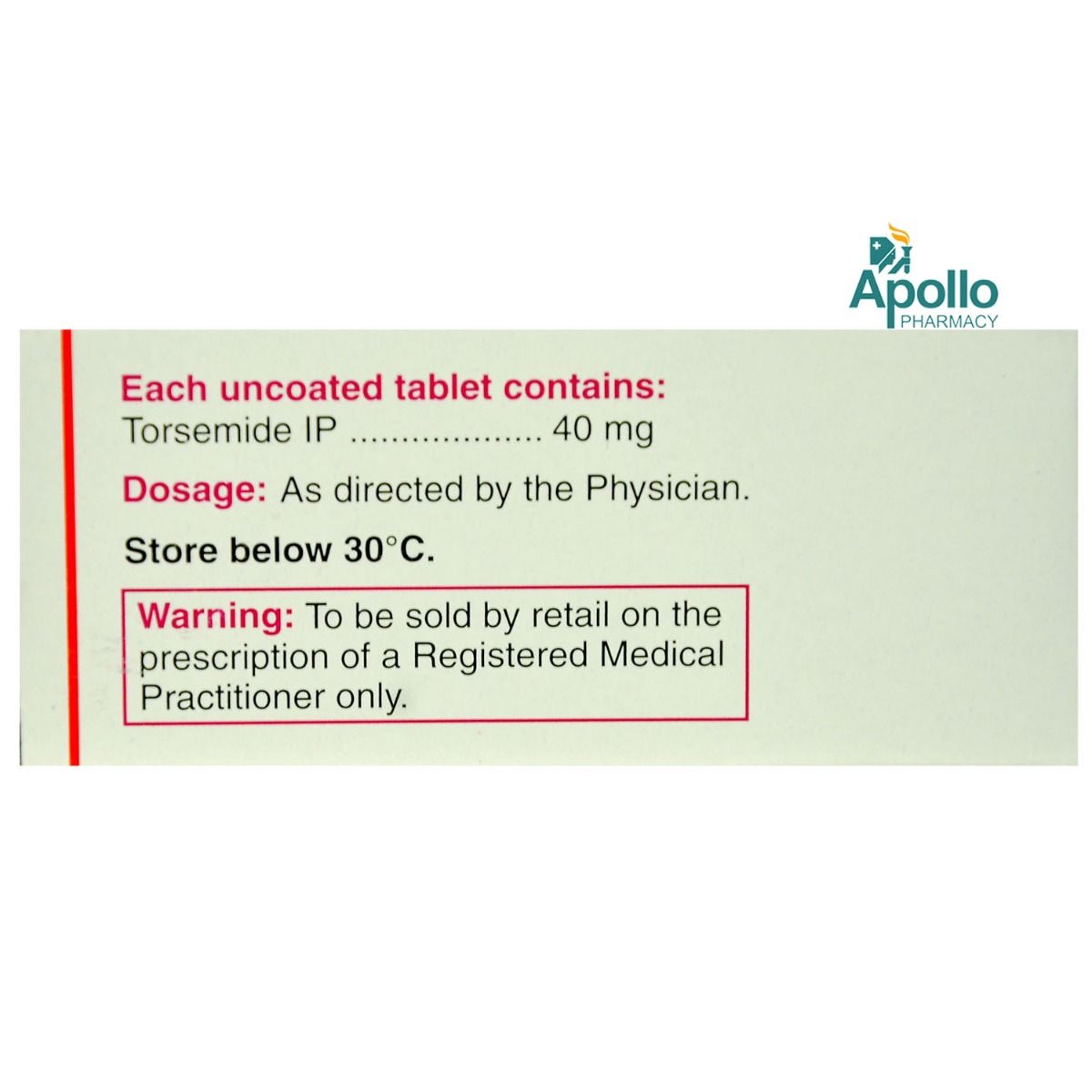 Dytor-40 Tablet | Uses, Side Effects, Price | Apollo Pharmacy