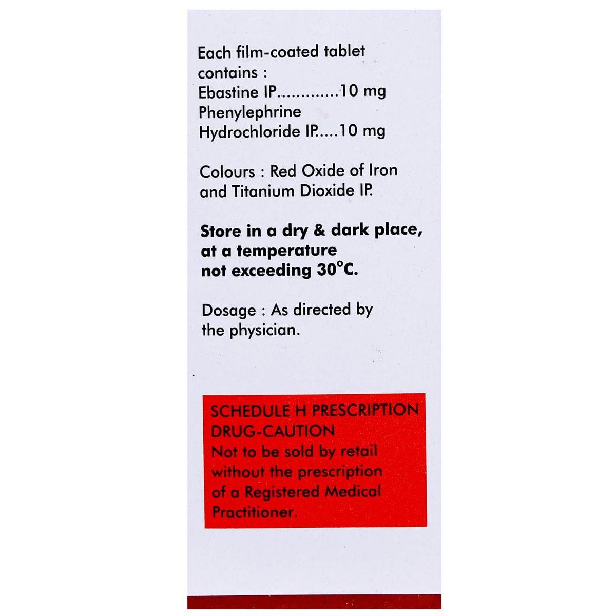 Ebast-DC Tablet | Uses, Side Effects, Price | Apollo Pharmacy