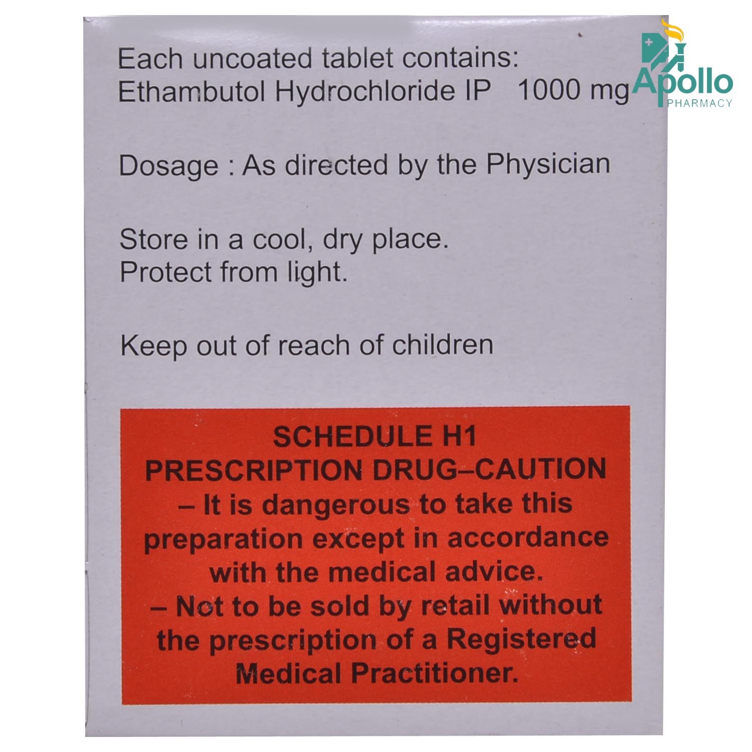 Ecox 1000 mg Tablet 6's Price, Uses, Side Effects, Composition - Apollo ...