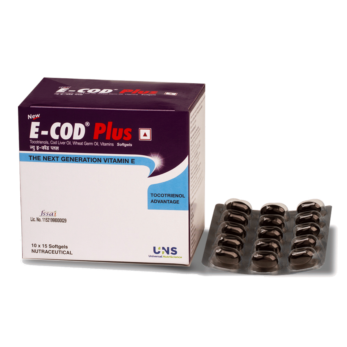 E-Cod Plus New Softgel Capsule | Uses, Side Effects, Price | Apollo ...