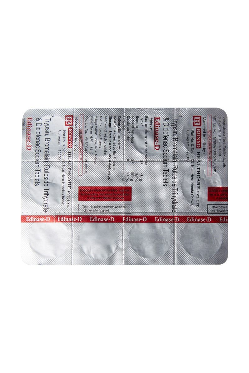Edinase D Tablet 10's Price, Uses, Side Effects, Composition - Apollo ...