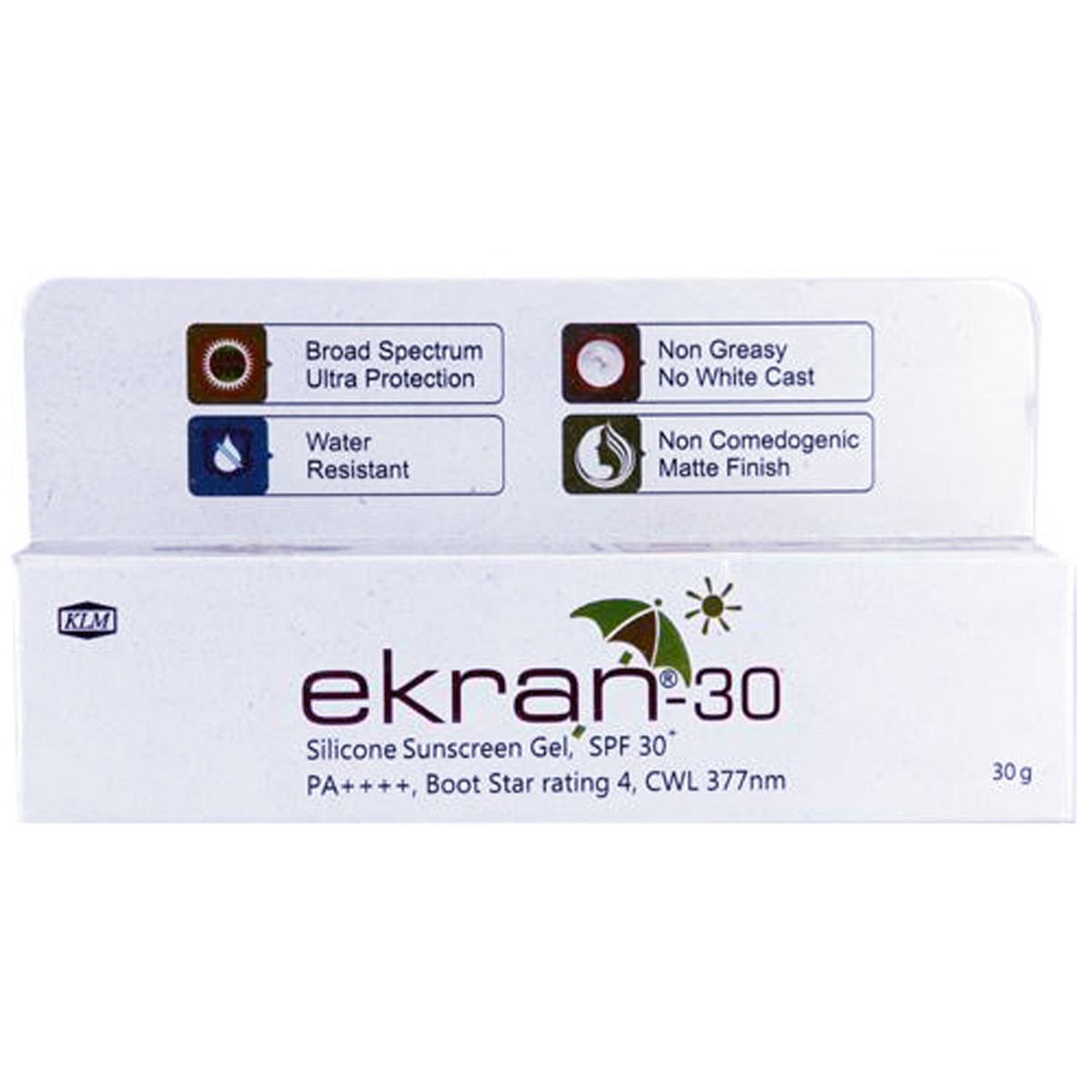 Ekran-30 Silicone Sunscreen Gel 30 gm Price, Uses, Side Effects ...
