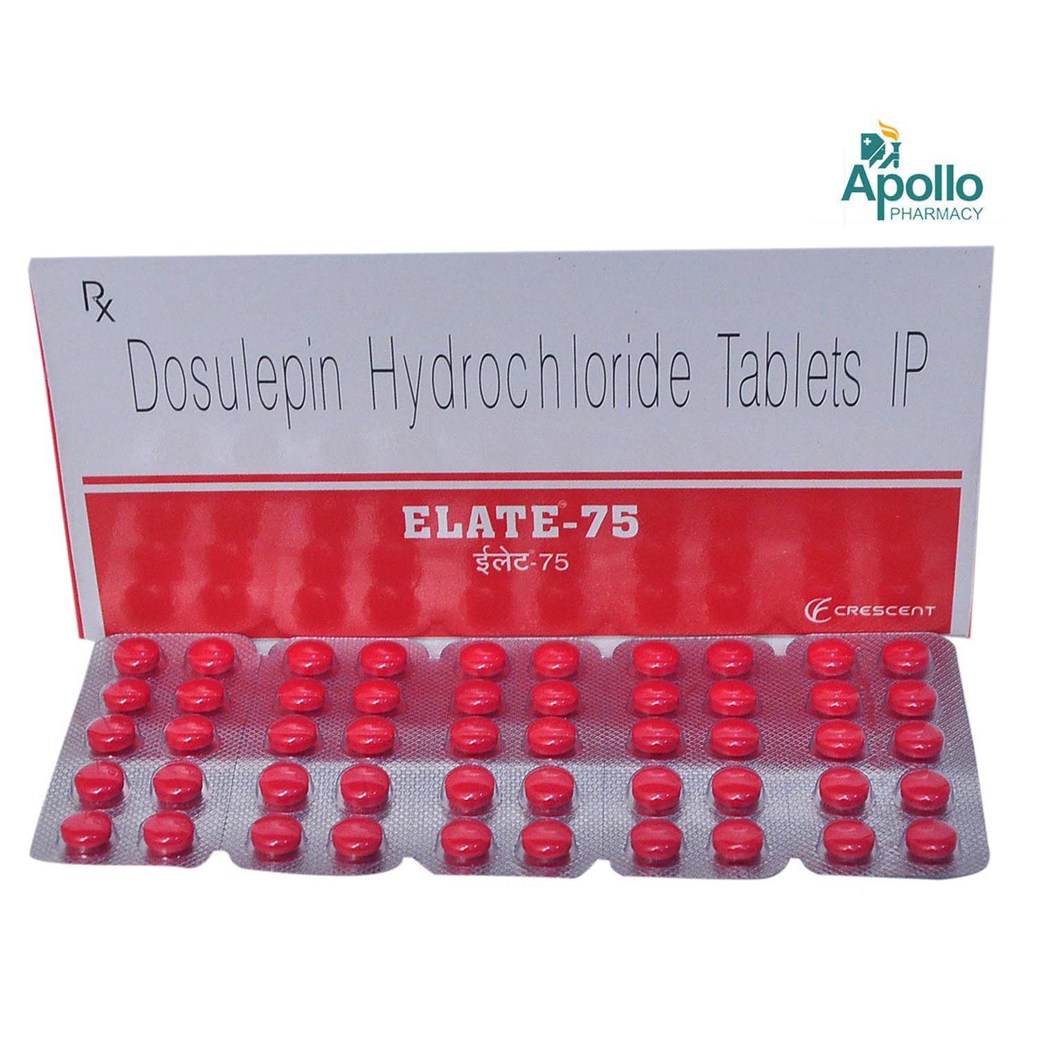 Elate-75 Tablet 10's Price, Uses, Side Effects, Composition - Apollo ...