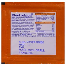 Electrobion Orange Sachet | Uses, Side Effects, Price | Apollo Pharmacy