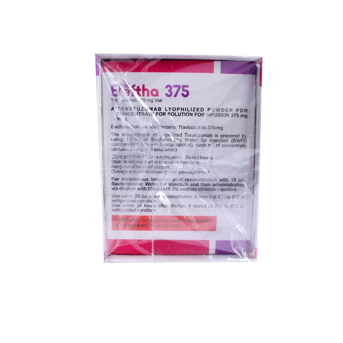 Eleftha 375 mg Injection 1's Price, Uses, Side Effects, Composition ...