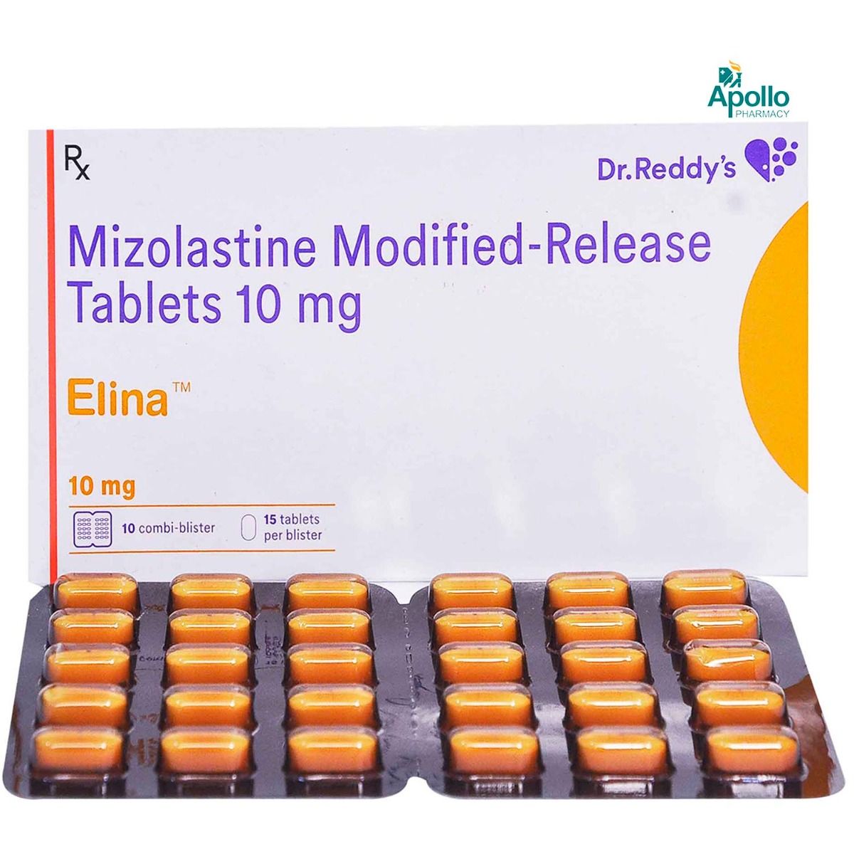 Elina Tablet 15's Price, Uses, Side Effects, Composition - Apollo Pharmacy