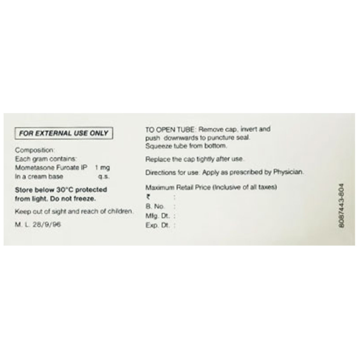 Elocon Cream | Uses, Side Effects, Price | Apollo Pharmacy