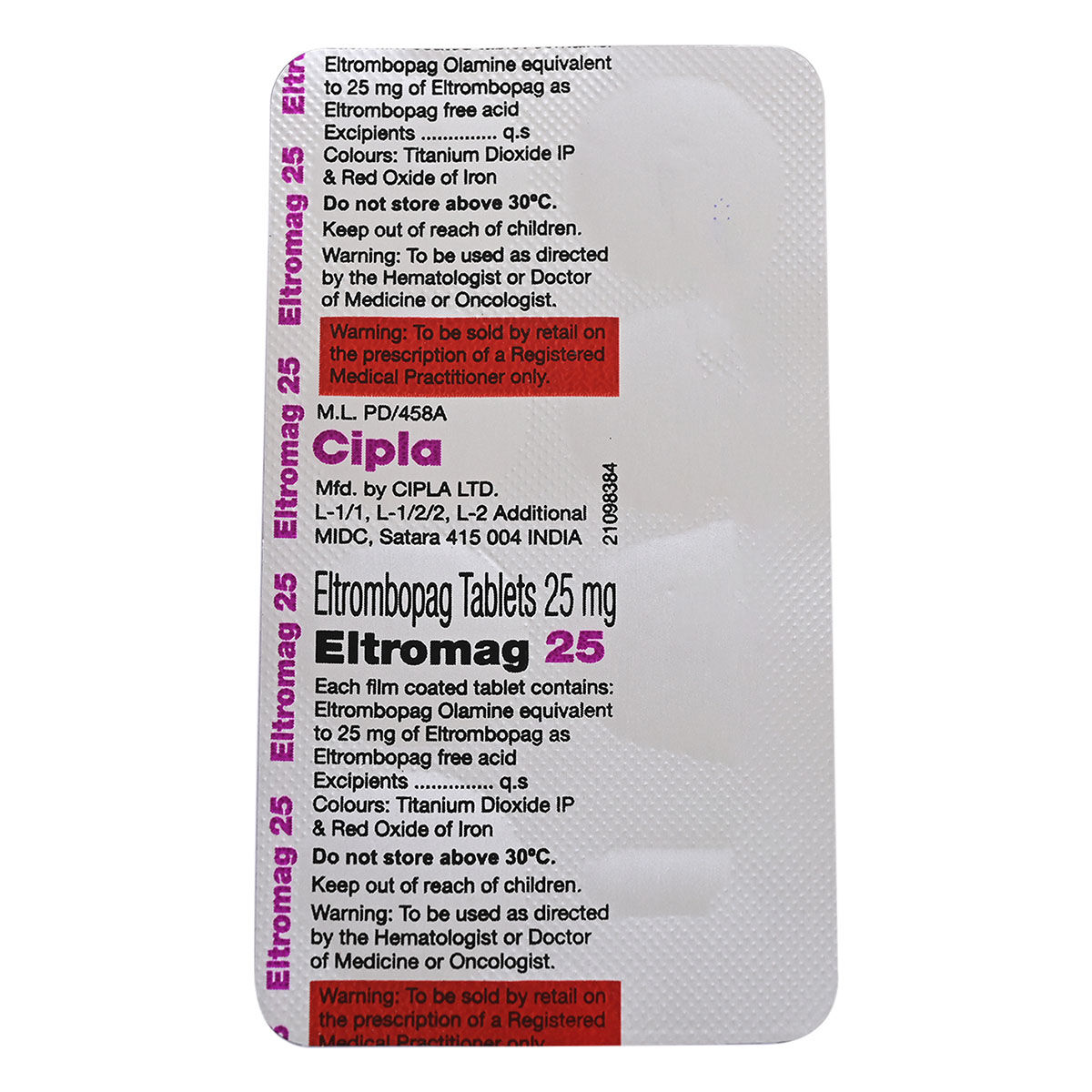 Eltromag 25 Tablet | Uses, Side Effects, Price | Apollo Pharmacy