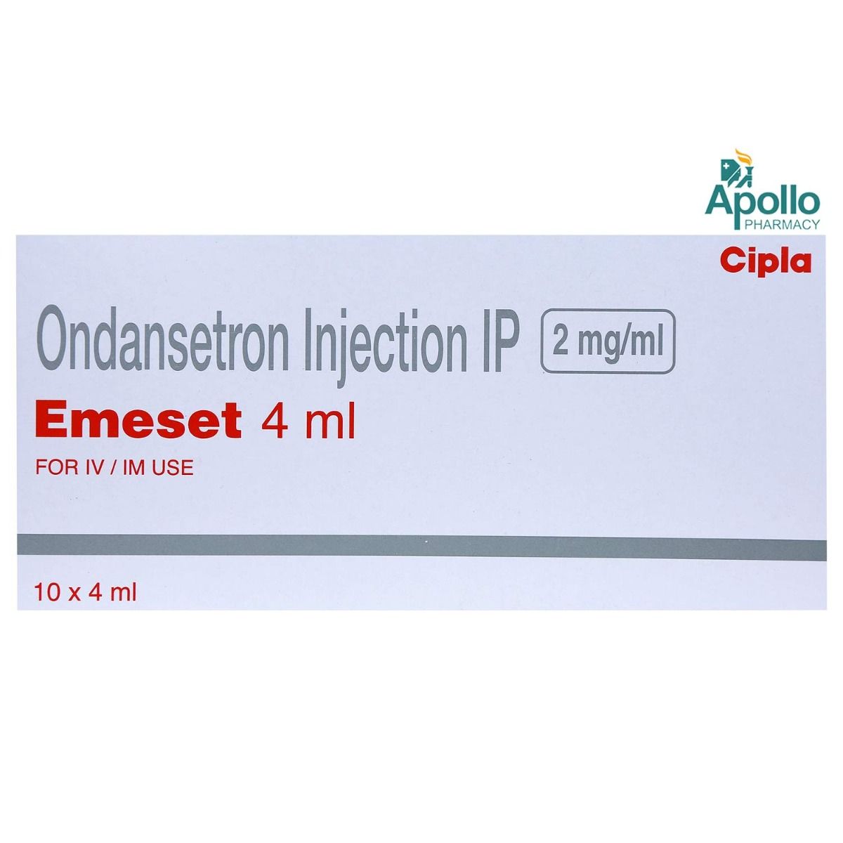 Emeset Injection 10X4 ml | Uses, Side Effects, Price | Apollo Pharmacy