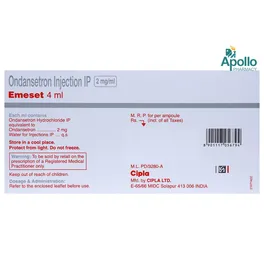 Emeset Injection 10X4 ml | Uses, Side Effects, Price | Apollo Pharmacy