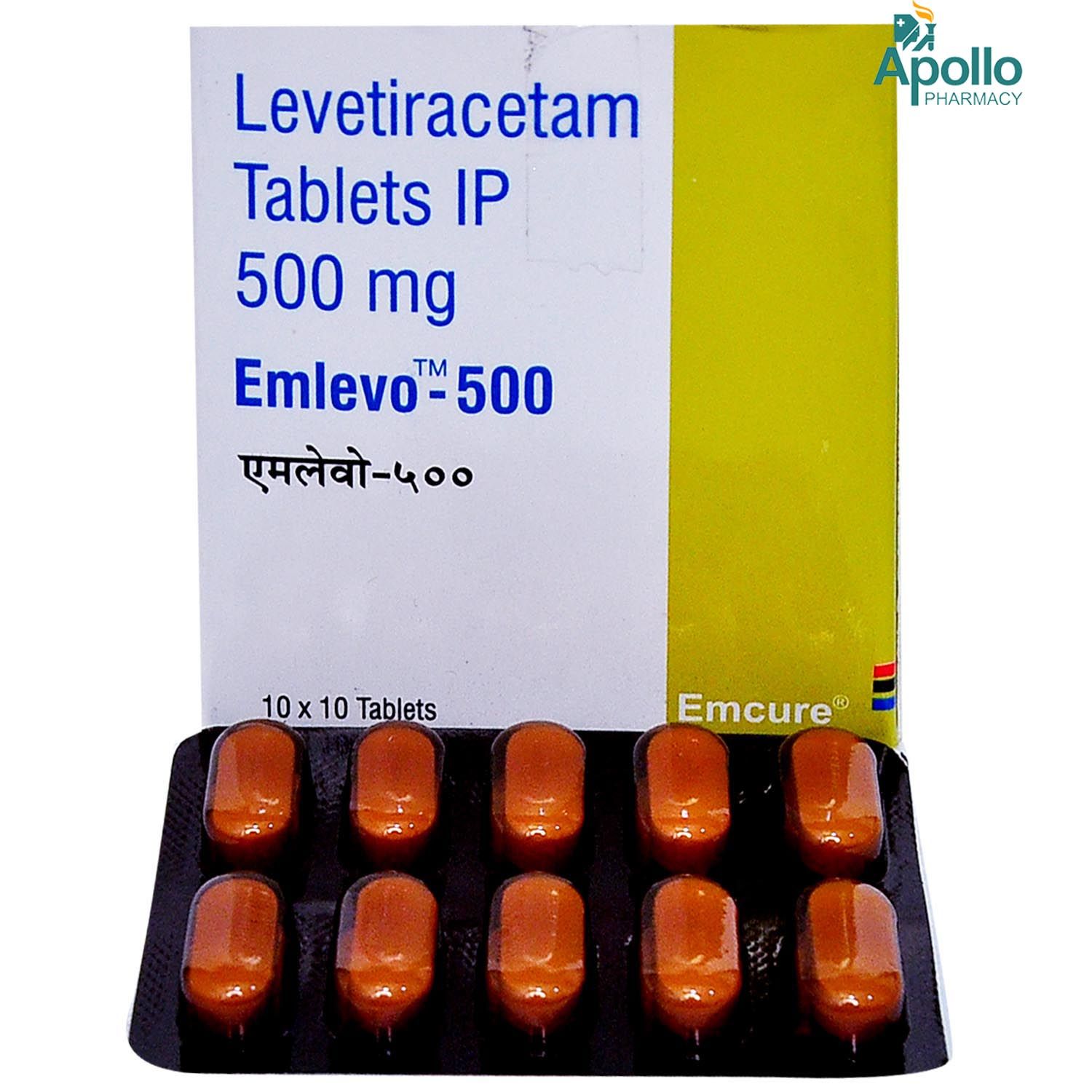 Emlevo-500 Tablet 10's Price, Uses, Side Effects, Composition - Apollo ...
