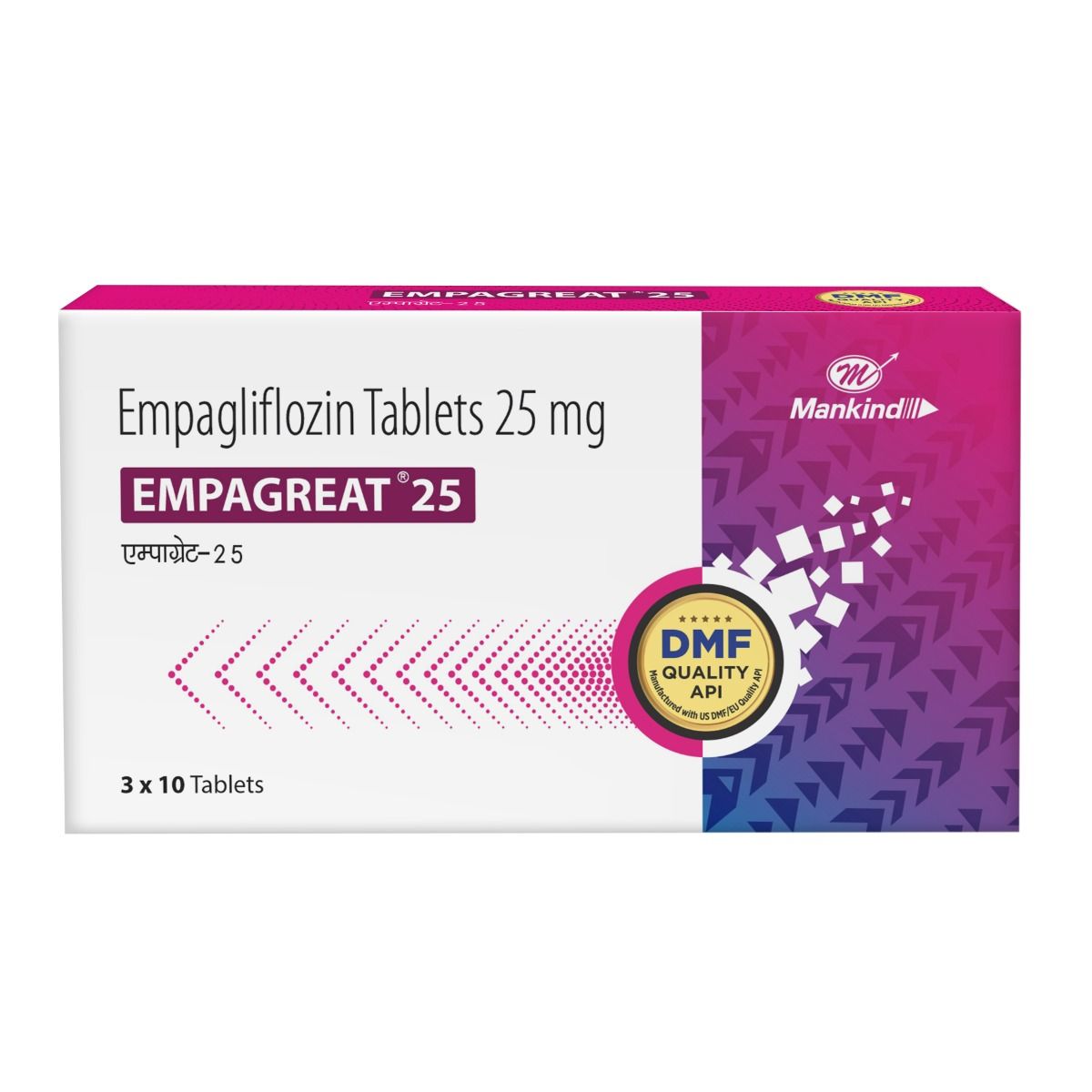 Empagreat 25 Tablet 10's | Uses, Side Effects, Price | Apollo Pharmacy