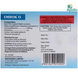 Emrok O Tablet | Uses, Side Effects, Price | Apollo Pharmacy