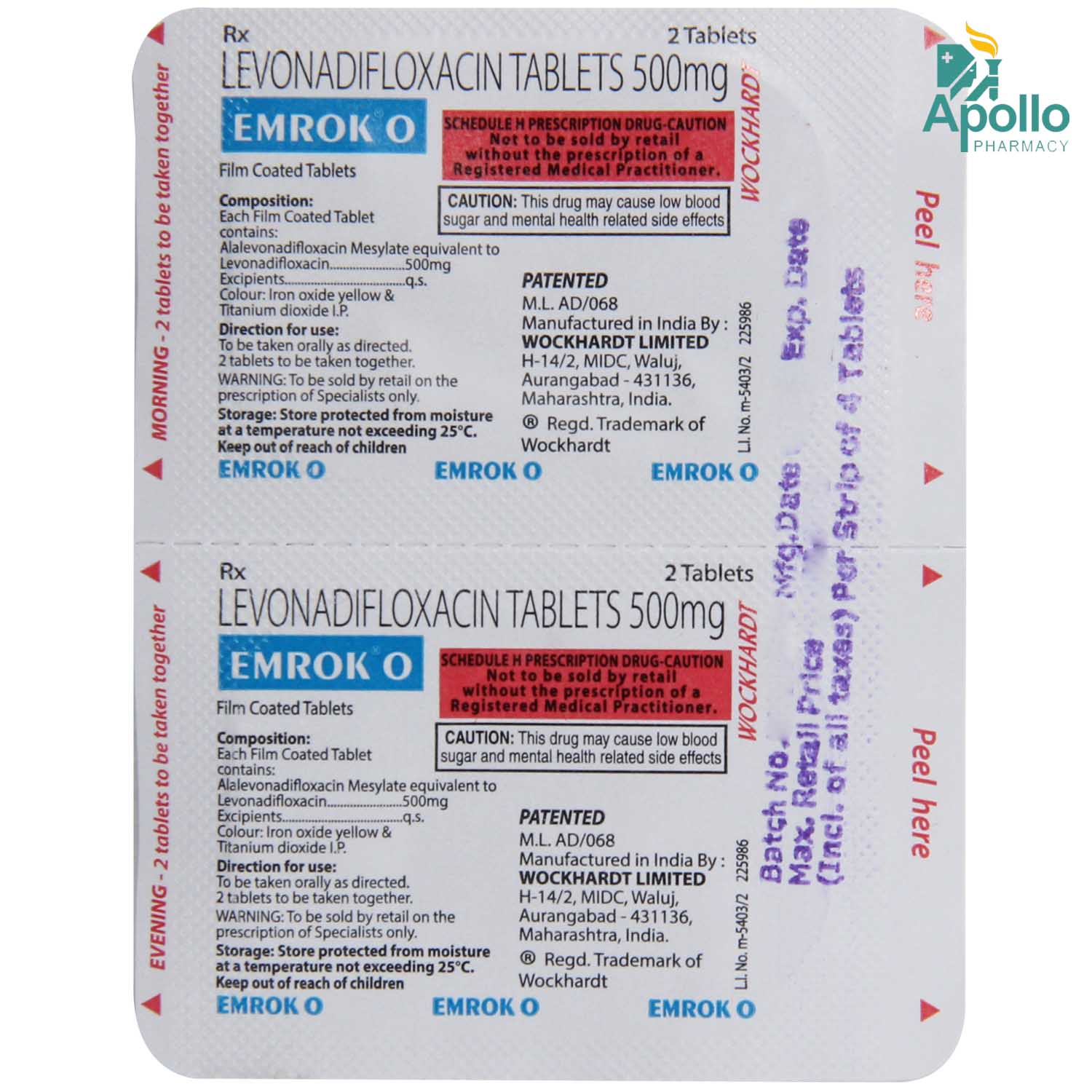 Emrok O Tablet | Uses, Side Effects, Price | Apollo Pharmacy