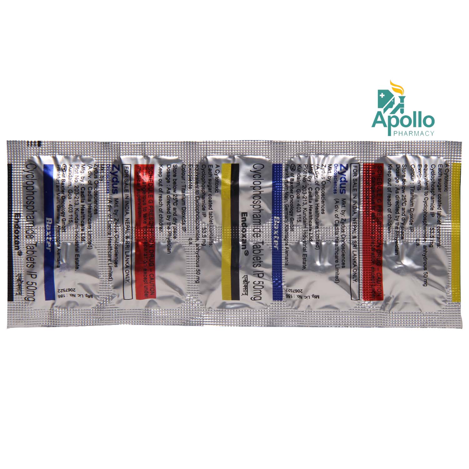 Endoxan Tablet 10's Price, Uses, Side Effects, Composition - Apollo ...