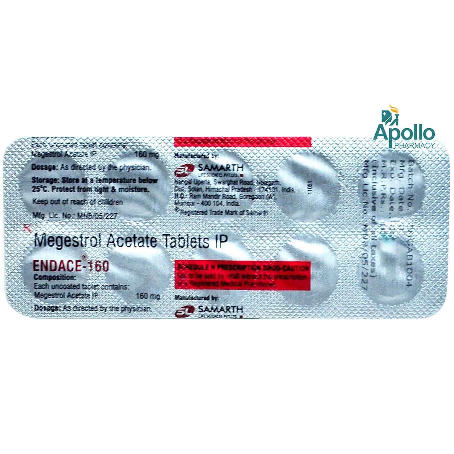 Endace-160 Tablet | Uses, Side Effects, Price | Apollo Pharmacy