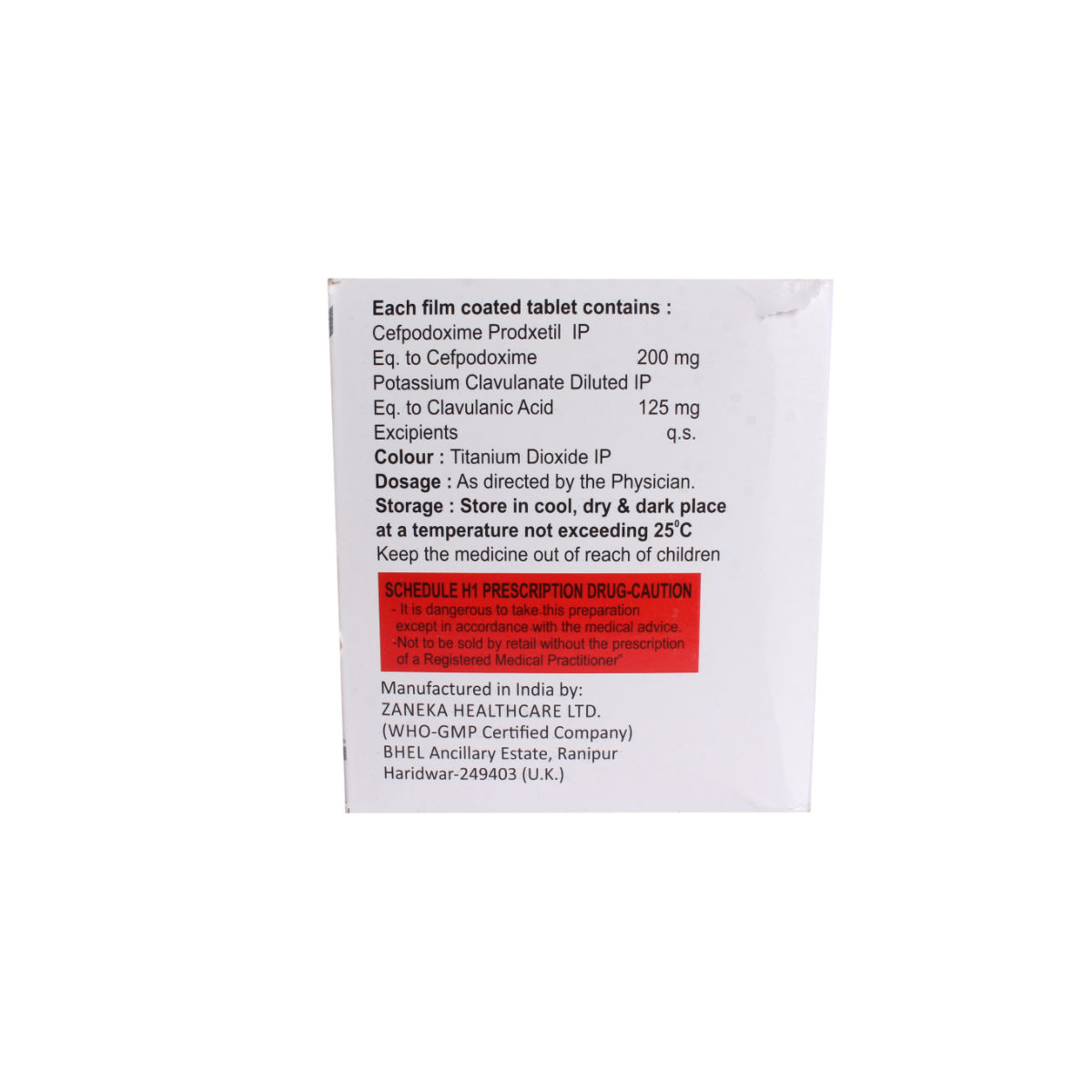 Endocef CV Tablet 10's Price, Uses, Side Effects, Composition - Apollo ...