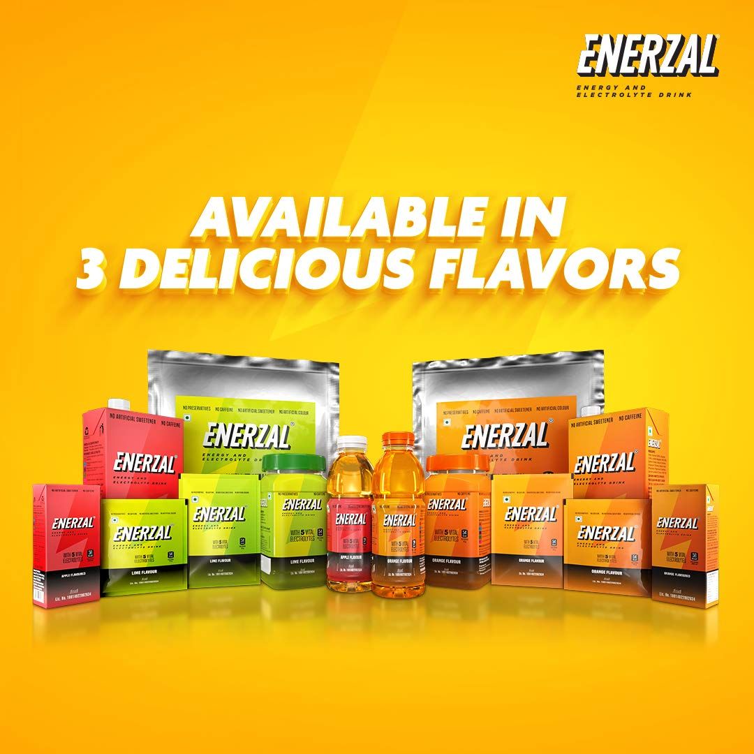 Enerzal Lime Flavour Energy Drink Powder, 500 gm Price, Uses, Side ...