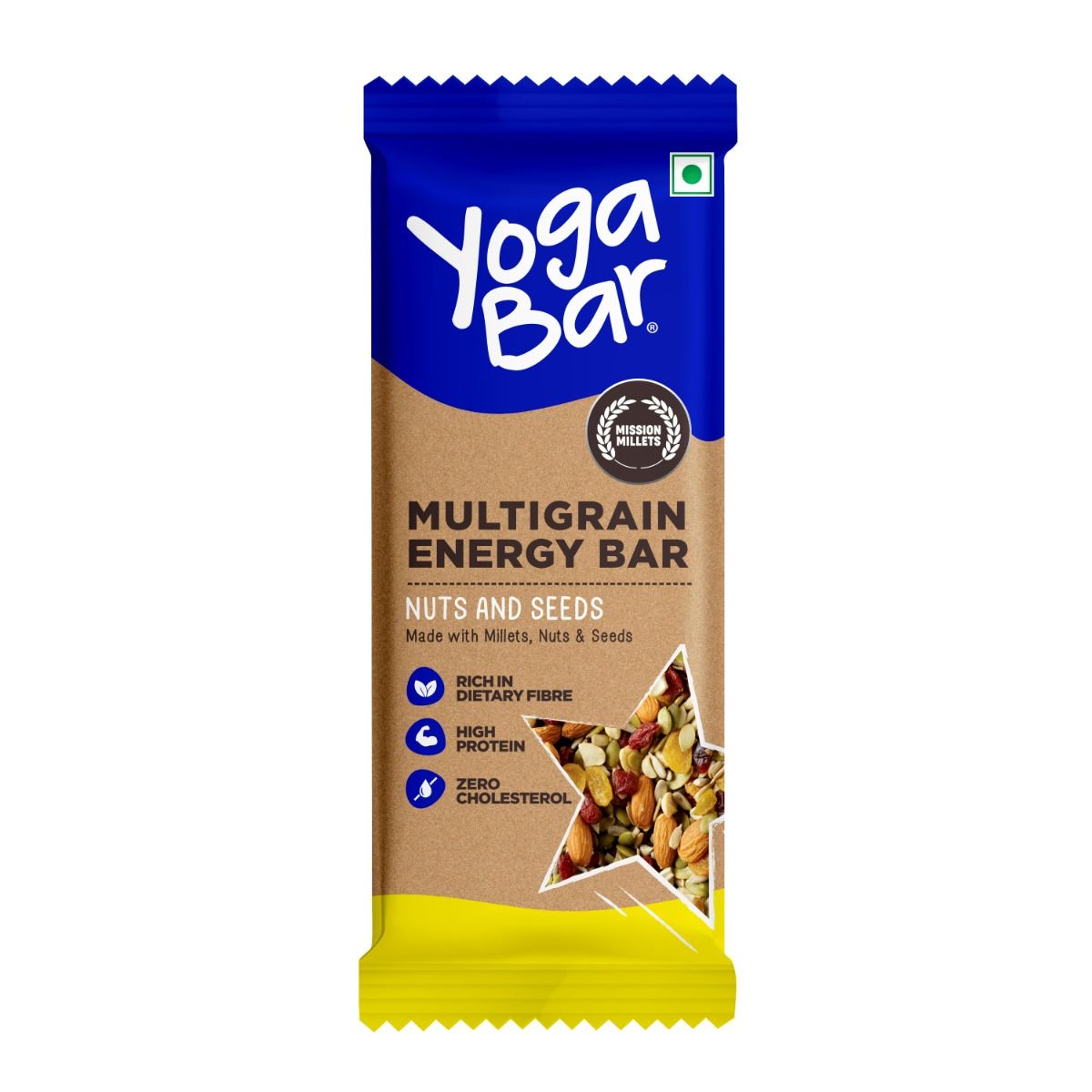 Buy Yoga Bar Nut & Seeds Multigrain Energy Bar, 35 gm | 19 Minutes ...