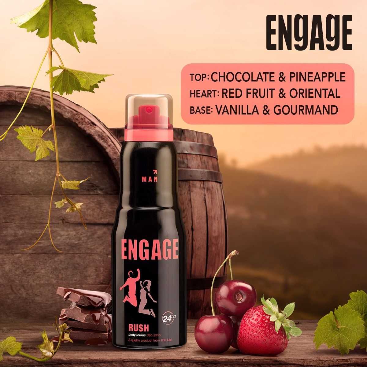 Engage Man Rush Deodrant Spray, 165 ml Price, Uses, Side Effects ...