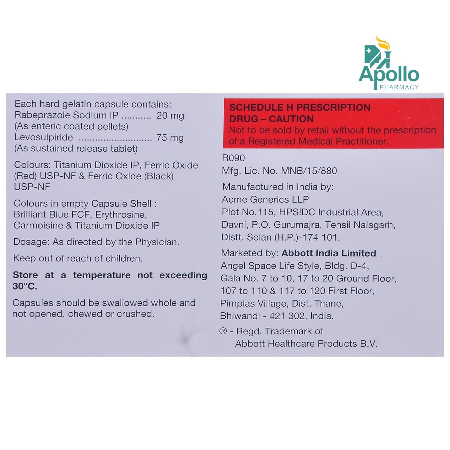 Enliva Capsule 10's Price, Uses, Side Effects, Composition - Apollo ...