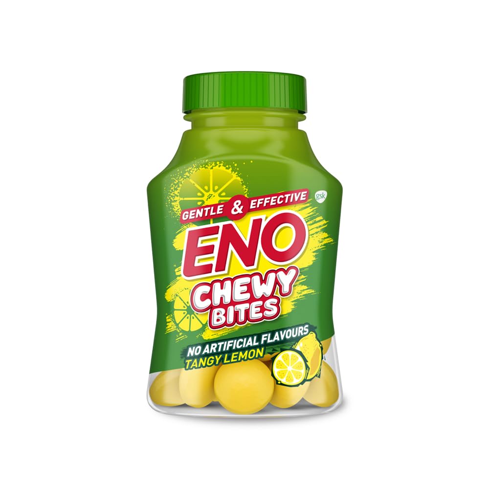 Buy ENO Chewy Bites Tangy Lemon Flavour, 30 Chewable Tablets | 19 ...