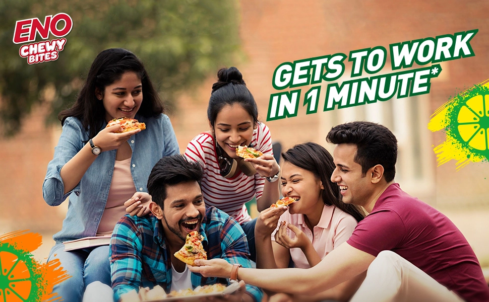 ENO Chewy Bites Tangy Lemon Flavour, 10 Chewable Tablets | Uses ...