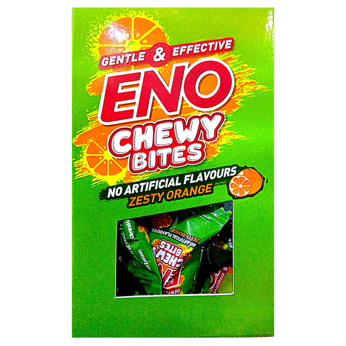 Buy ENO Chewy Bites Zesty Orange Flavour, 15 Chewable Tablets | 19 ...