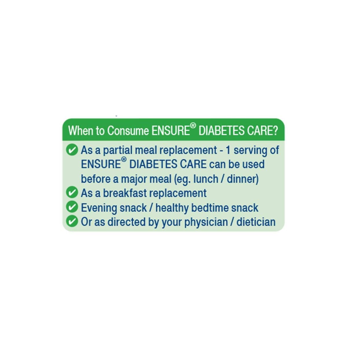 Ensure Diabetes Care Chocolate Flavour Powder for Adults, 400 ...