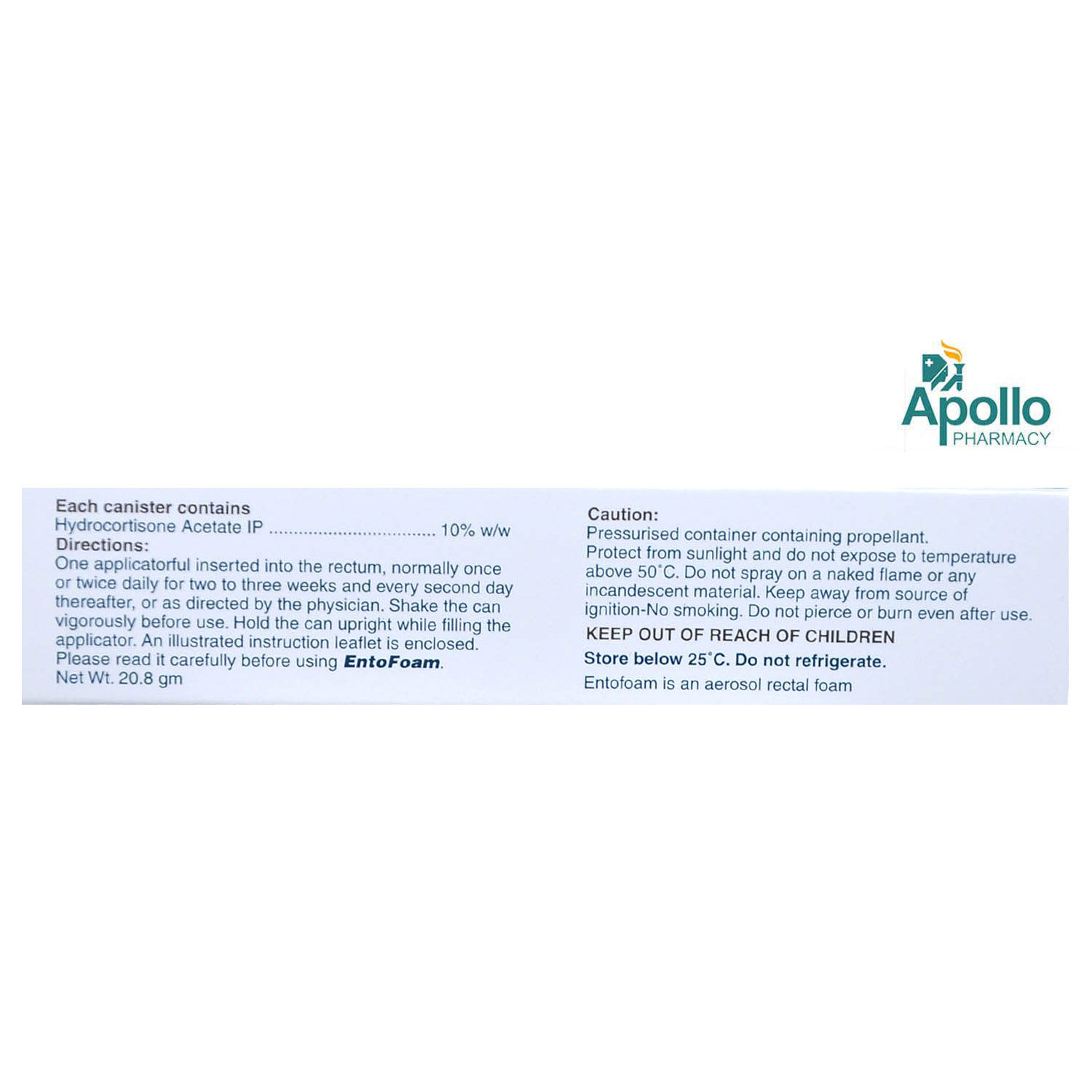 Entofoam Cream 20 gm Price, Uses, Side Effects, Composition - Apollo ...