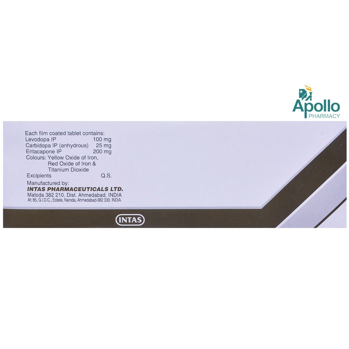 Entacom Plus 100 Tablet 10's Price, Uses, Side Effects, Composition ...