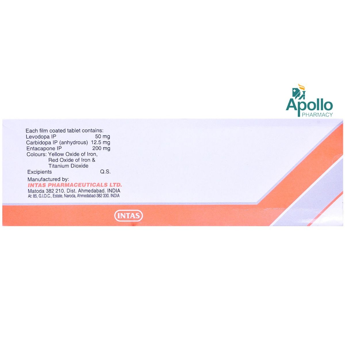 Entacom Plus 50 mg Tablet 10's Price, Uses, Side Effects, Composition ...