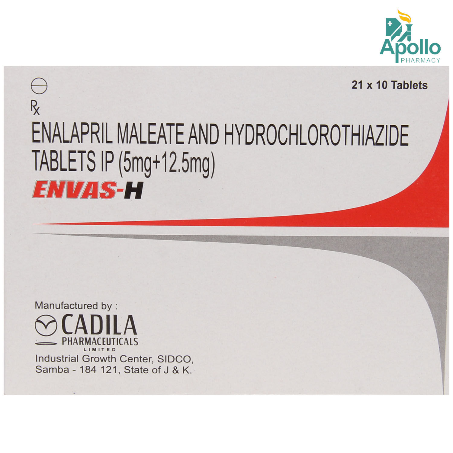 Enal-H Tablet 10's Price, Uses, Side Effects, Composition - Apollo Pharmacy