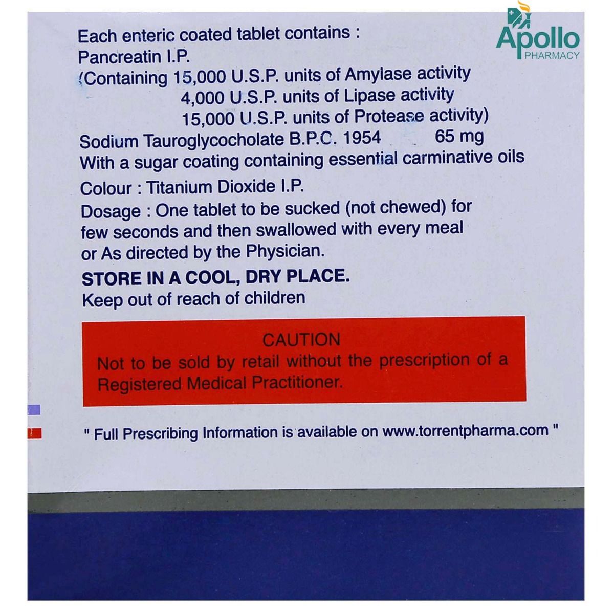 Enzar Forte Tablet | Uses, Side Effects, Price | Apollo Pharmacy