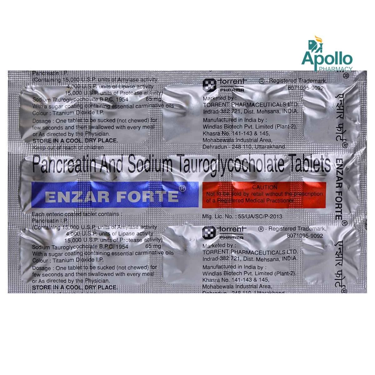Enzar Forte Tablet | Uses, Side Effects, Price | Apollo Pharmacy