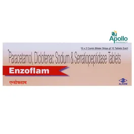 Enzoflam Tablet | Uses, Side Effects, Price | Apollo Pharmacy