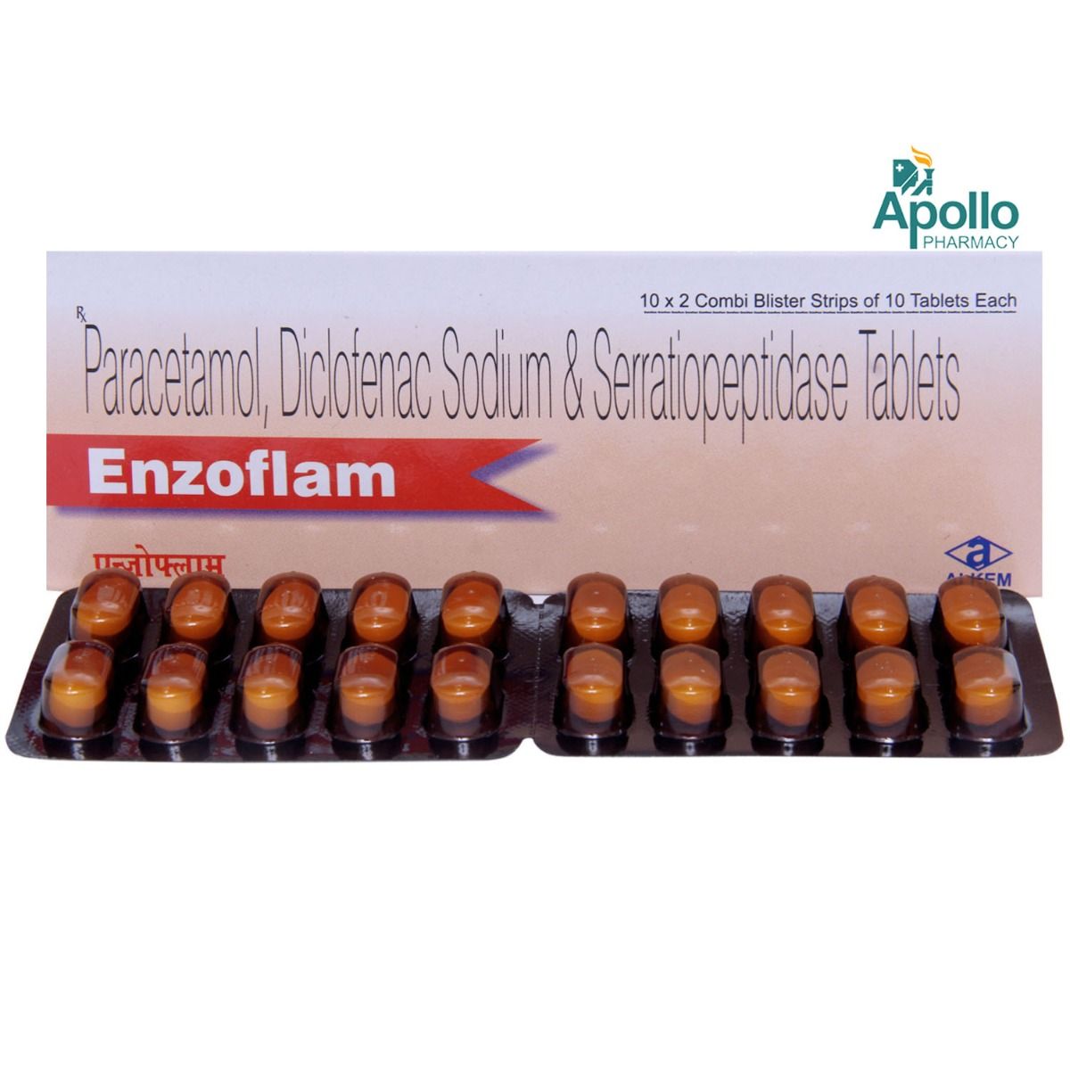 Enzoflam Tablet | Uses, Side Effects, Price | Apollo Pharmacy