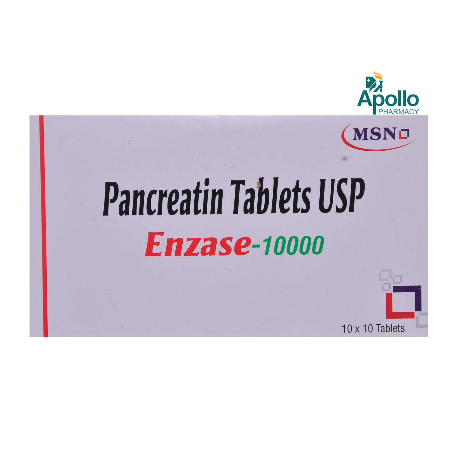 Enzase-10000 Tablet | Uses, Side Effects, Price | Apollo Pharmacy