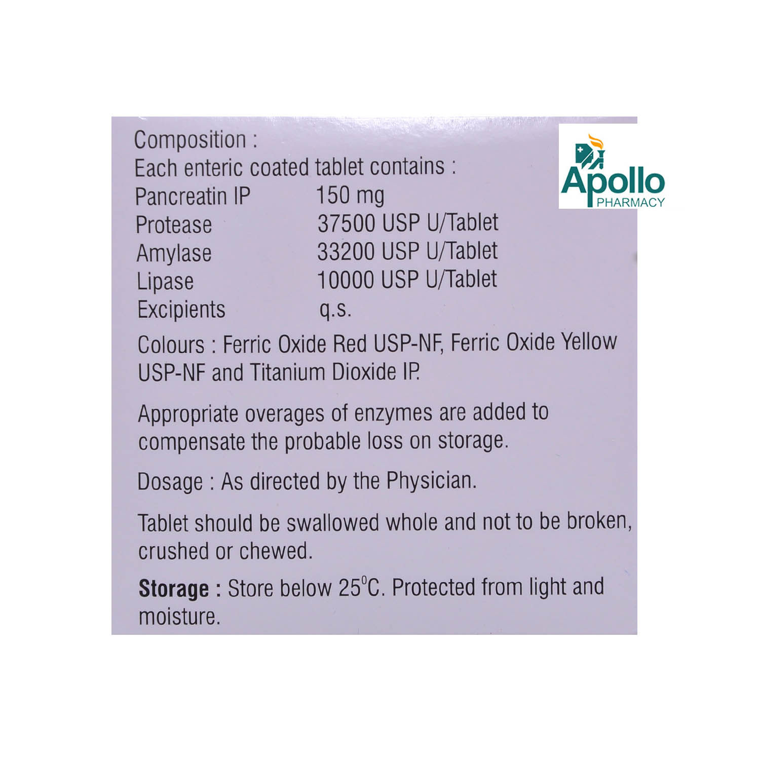 Enzase-10000 Tablet 10's Price, Uses, Side Effects, Composition ...